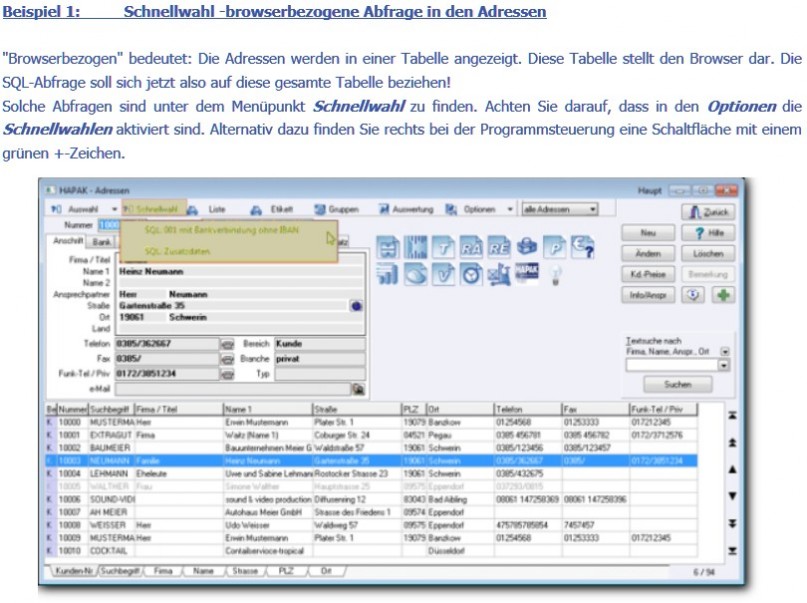 SQL-Abfragen - PUDATA