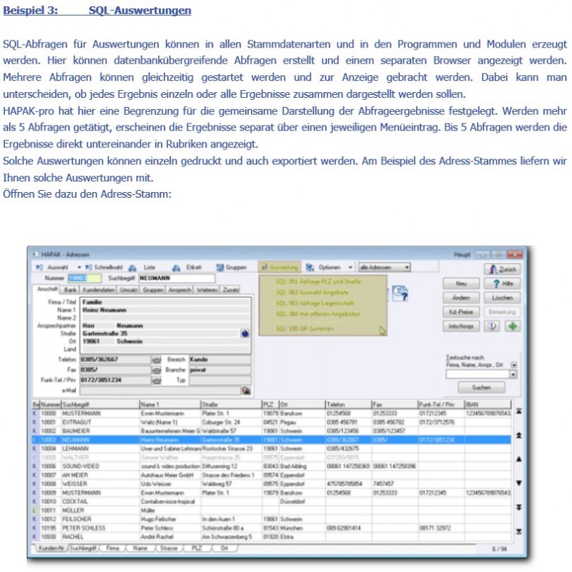 SQL-Abfragen - PUDATA
